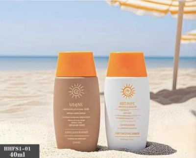 China Customized Plastic Sunscreen Bottles 40ml PE Bottle for sale