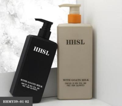 China Customized Plastic Luxury Shampoo Bottles 300/500ml PE Bottle for sale