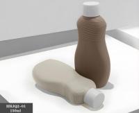 China Customized 150ml PET Plastic Home Cleaning Bottle with PP Pump for Cosmetics for sale