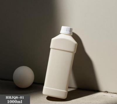China Customized Plastic Home Cleaning Bottles 1000ml PE Bottle for sale