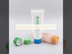 40mm Diameter Customized Facial Cleanser Tubes with Two-Color Matt Center-Dispensing Caps RG15