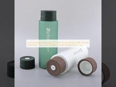 Transparent Plastic Cosmetic Bottle Round Cream Plastic Bottle 250ml / 300ml