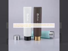 Soft Touch Empty Makeup Bottle 120ml Plastic Bottles With Flip Top