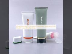 ABL Skincare Tube Packaging 70ml - 180ml Facial Mask Tube With Oval Double Layer Flip Top Caps