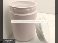 750ml PP 化粧品瓶 カスタマイズされたボディクリーム瓶