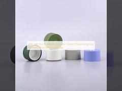 TPE Soft Touch 40mm Diameter Center Dispensing Cap Cosmetic Lotion Twist Cap