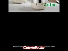 pp cosmetic cream jars 75ml / 200ml plastic container for cream