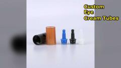 Custom Eye Cream Tubes Glossy Drip Caps