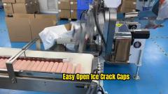 Custom Sunscreen Tubes Easy Open Ice Crack Caps
