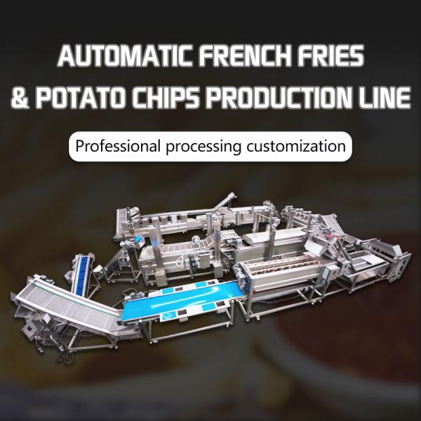 Quality Yazhong Industrial Full Automatic Fried Potato Chips Making Machine Production for sale