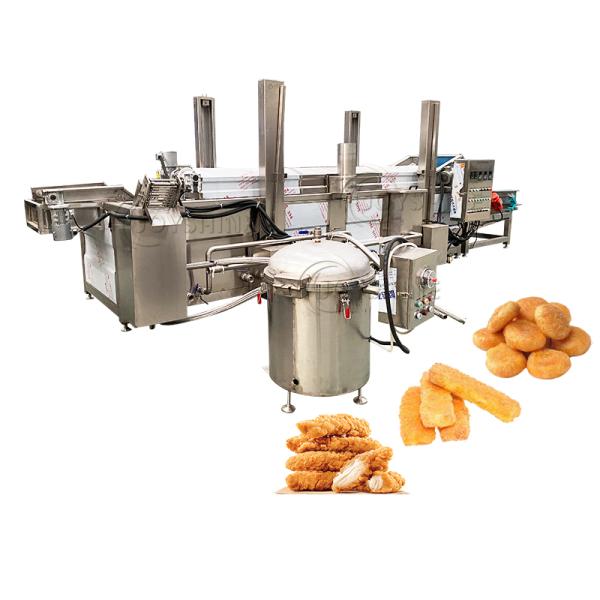 Quality 100kg/h Double Tanks Industrial Potato Frying Machine Deep Fryer for Restaurant for sale