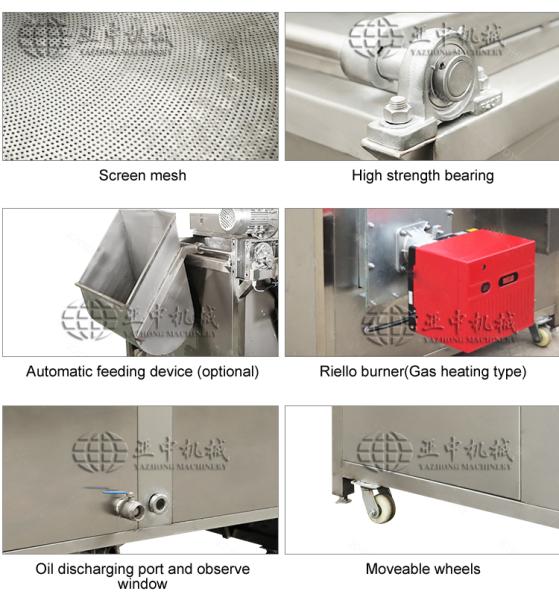 Quality Full Automatic Industrial Snacks Potato Chips Batch Fryers for sale