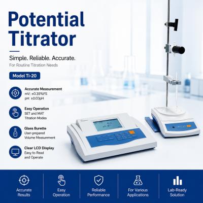 China Accurate SET MAT Modes Potential Titrator For Endpoint Titration And Routine Analysis for sale