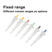 China Lightweight Fixed Volume Mini Pipette 10–200μL With Color Coded Volume Identification for sale