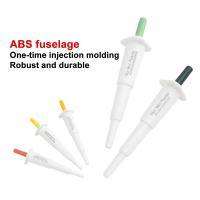 China Lightweight Fixed Volume Mini Pipette 10–200μL With Color Coded Volume Identification for sale