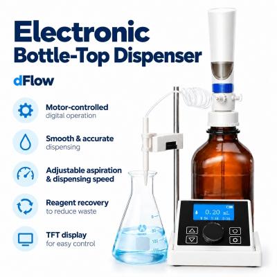 China Electronic Bottle-Top Dispenser for Accurate Laboratory Liquid Dispensing for sale