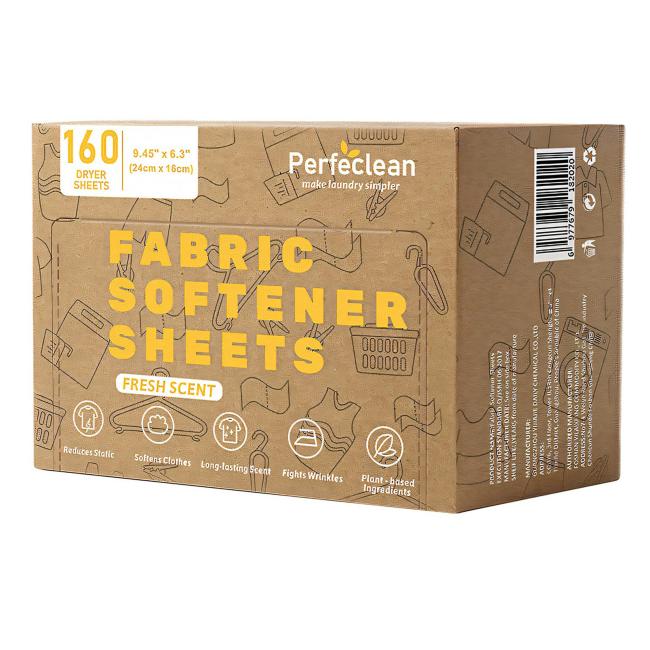 Fabric Softener Dryer Sheets in use