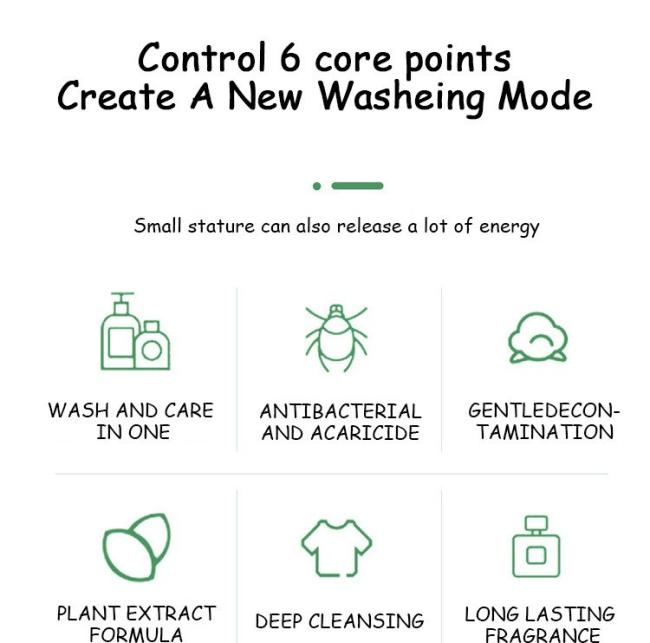 Laundry sheets removing stains demonstration