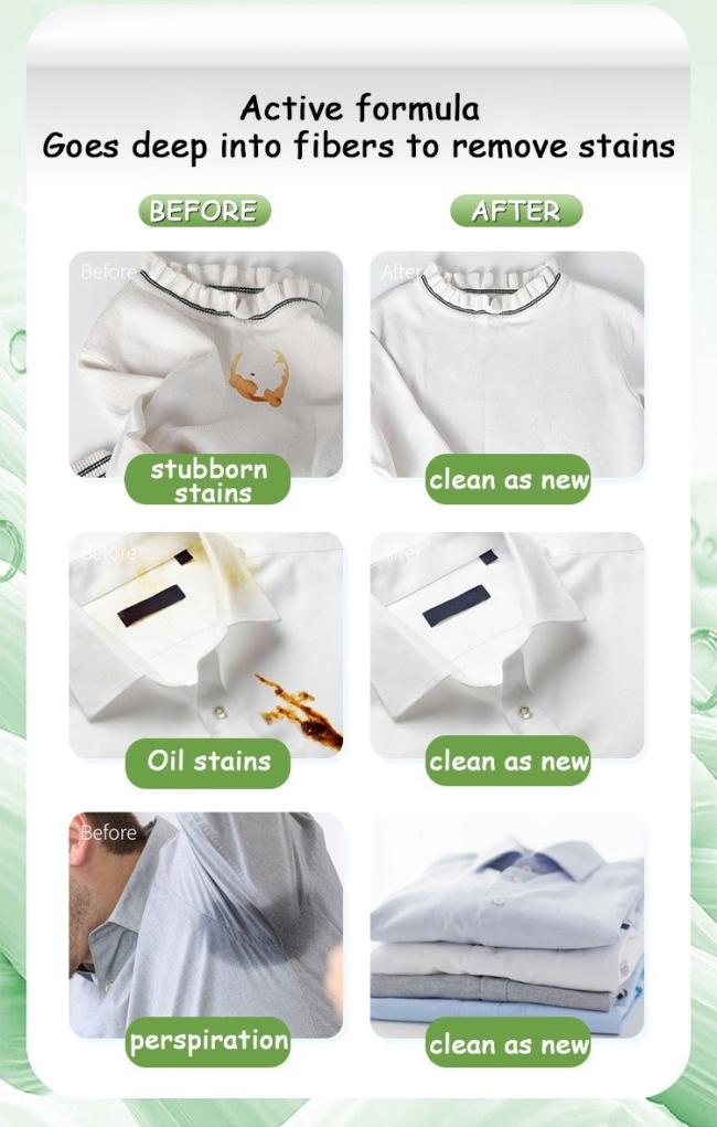 Laundry sheets dissolving in water