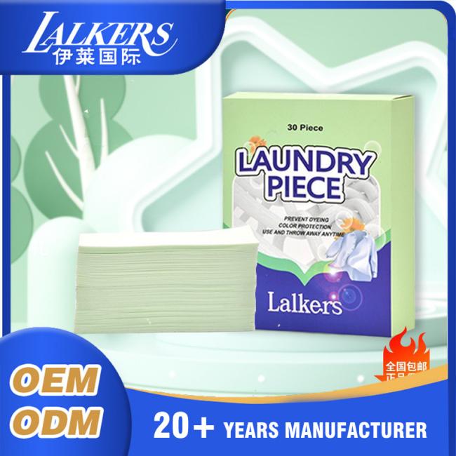Lalkers laundry detergent sheets packaging