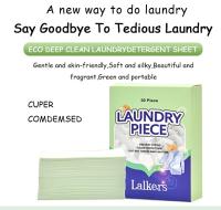 China Phosphates Free Laundry Detergent Sheets Delicate Fabrics Liquidless Detergent Sheets for sale