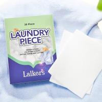 China Customise Laundry Detergent Sheets Dissolve Easily Clothes Soap Sheets for sale