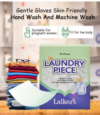 China Sensitive Skin Disposable Laundry Sheets For Stain Removal Odor Removal for sale