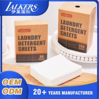 China Compact Laundry Detergent Sheets 2.8-3g Each for Deep Stain Removal in 11x14cm Size for sale