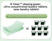 China White Eco Laundry Detergent Sheets Customize Laundry Detergent Sheets for sale