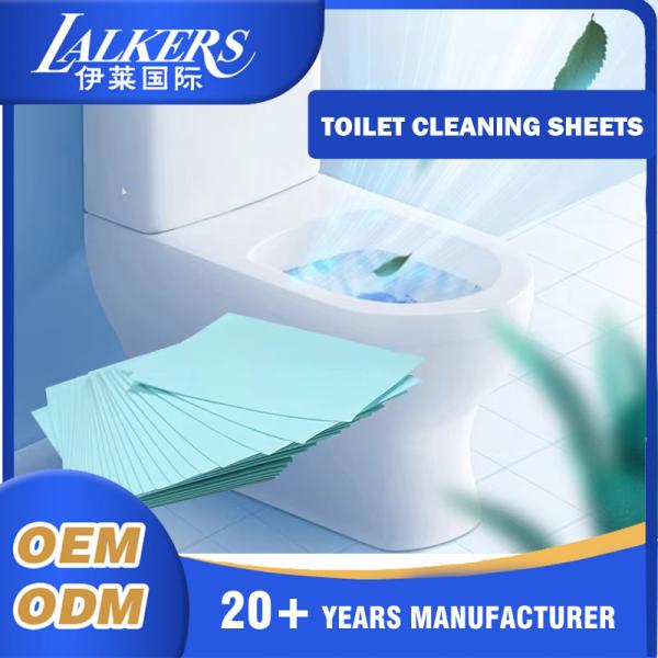 Quality Deep Cleaning Toilet Cleaning Sheets Toilet Cleaning Strips Convenient Hypoallergenic for sale