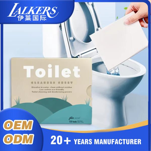 Quality Lalkers Custom Plant Based Toilet Bowl Cleaner Strips Eco Friendly Biodegradable for sale