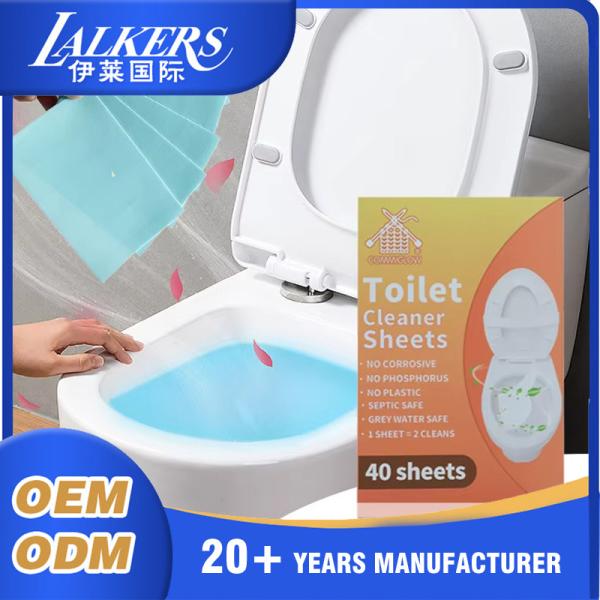 Quality Custom Toilet Cleaner Strips Non Toxic Concentrated Dissolving Plastic Free for sale