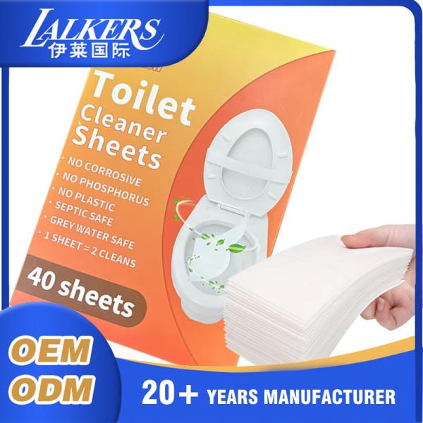 Quality Lightweight Disposable Toilet Cleaner Sheets Multi Functional With Fresh Scent for sale