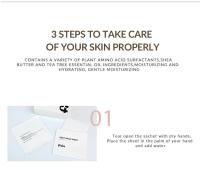 China Custom Body Wash Sheets 11×7 cm Biodegradable with Lemon Fragrance - 30/60 Sheets per Box for sale