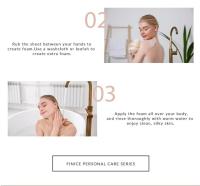China Custom Body Wash Sheets 11×7 cm Biodegradable with Lemon Fragrance - 30/60 Sheets per Box for sale