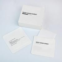 China Custom Body Wash Sheets 11×7 cm Biodegradable with Lemon Fragrance - 30/60 Sheets per Box for sale