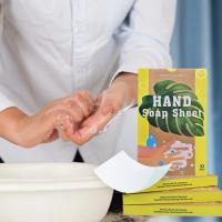 China Custom Solid Hand Soap Sheets 9.45x6.3 Inch Dissolvable Effervescent Foaming Tablets with Fresh Scent for sale
