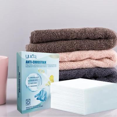China Anti Staining Color Absorbing Laundry Sheets Dyeing Proof Eco Friendly for sale