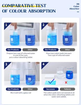 China Customization Laundry Sheets Color Catcher Eco Friendly For Home And Travel Use for sale