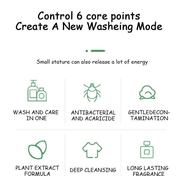 Quality ODM Laundry Sheets Detergent Environmentally Friendly Non Toxic Sustainable for sale