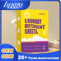 China Disposable Laundry Sheets Eco Friendly Remove Odor And Dirty Customizable for sale