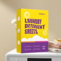 China Disposable Laundry Sheets Eco Friendly Remove Odor And Dirty Customizable for sale