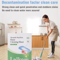 China 11×7cm Floor Cleaning Tablets with Quick Dissolving Action - Lemon Scented Eco-Friendly Sheets for Multi-Surface Use for sale