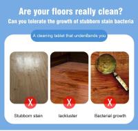 China 11×7cm Floor Cleaning Tablets with Quick Dissolving Action - Lemon Scented Eco-Friendly Sheets for Multi-Surface Use for sale