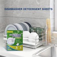 China Custom Eco-Friendly Dishwashing Detergent Sheets 9.45×6.3 Inch Biodegradable Hypoallergenic Formula for sale