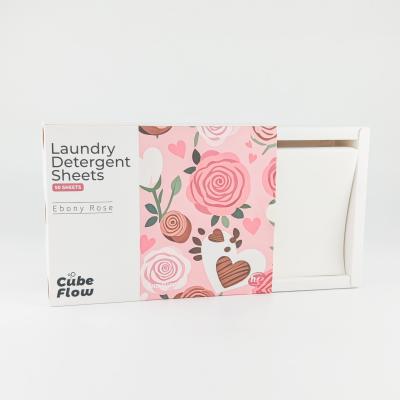 중국 친환경 생분해 시트 효소 세탁 세제 시트 판매용