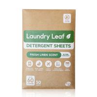China Biodegradable Solid Laundry Detergent Sheets Organic Eco-Friendly Enzyme Stain Remover for sale