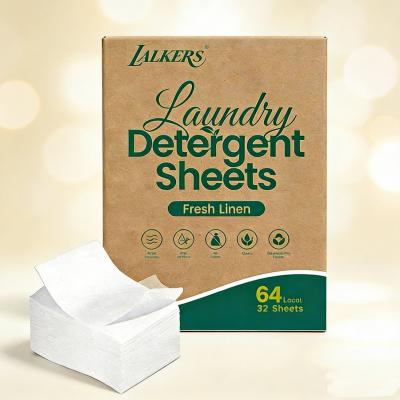 China Eco Conscious Laundry Sheets Wholesale For Long Lasting Clean And Fresh Clothes for sale