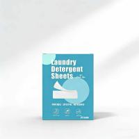 China Biodegradable Laundry Detergent Sheets with Customizable Fragrance for Strong Cleansing for sale