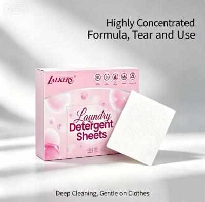 China Wholesale Custom Eco Friendly Dish Washing Sheets Disposable Portable Travel Dishwasher Cleaning Sheets for sale